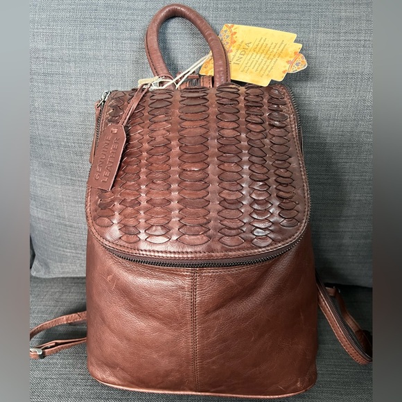 Vilenca | Bags | Nwt Handcrafted In India Backpack Sling Shoulder Bag ...